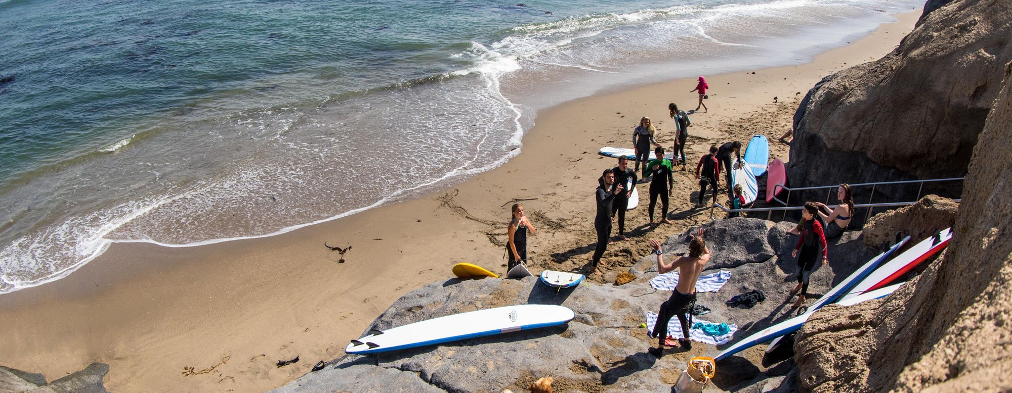 Pleasure Point Beach - Surf School Santa Cruz