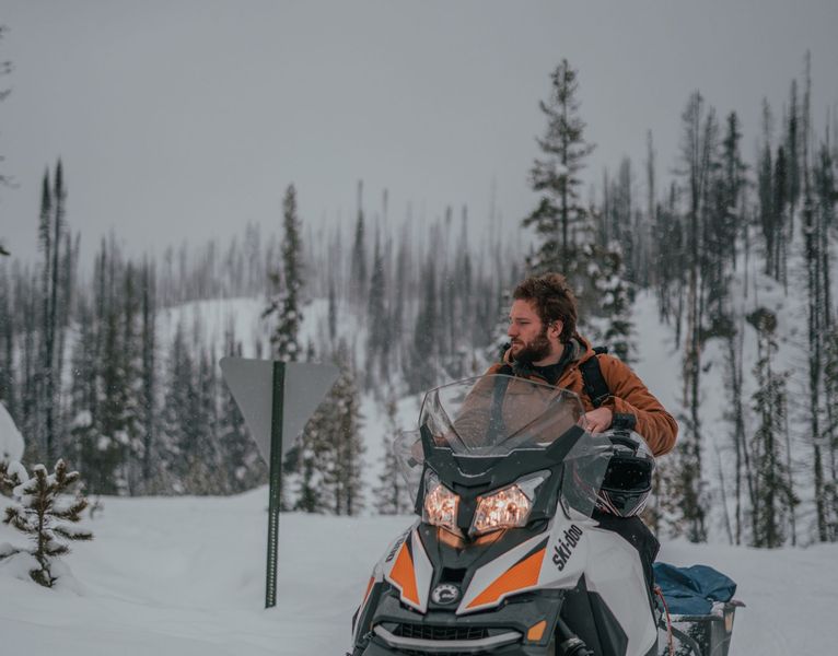 Single Seater Trail Snowmobile – Daily Rentals - Cheap Thrills Rentals