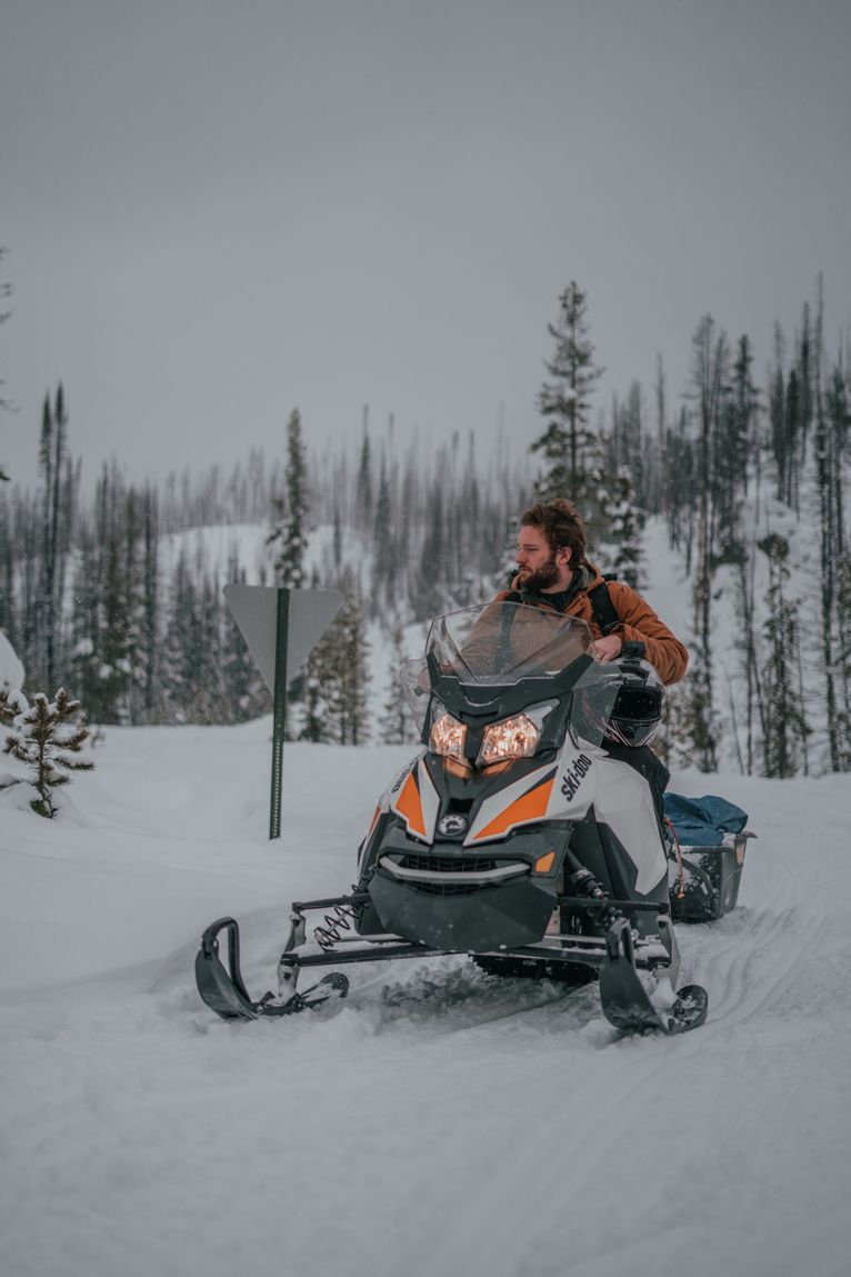 Single Seater Trail Snowmobile – Daily Rentals - Cheap Thrills Rentals