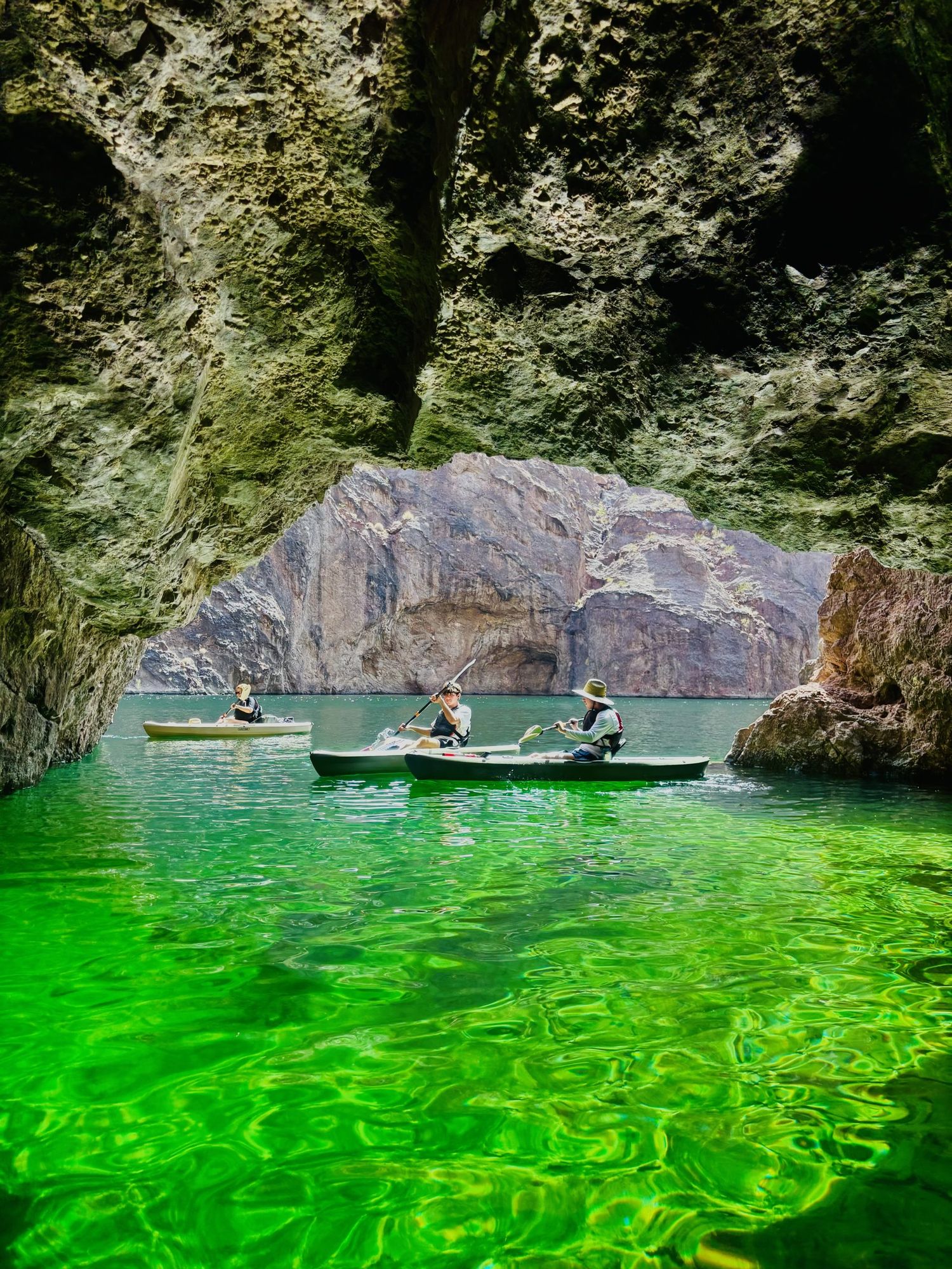 Experience The Best Emerald Cave Kayak Tour - Trek Las Vegas Kayaking ...