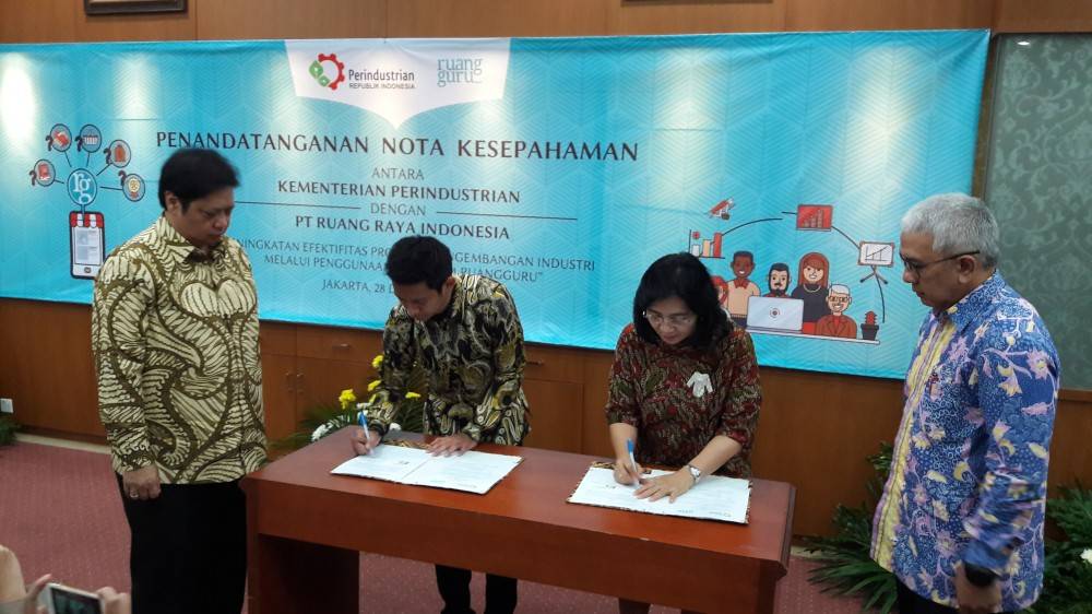 Kerjasama Kementerian Perindustrian dan Ruang Guru : Belva Optimis Berhasil