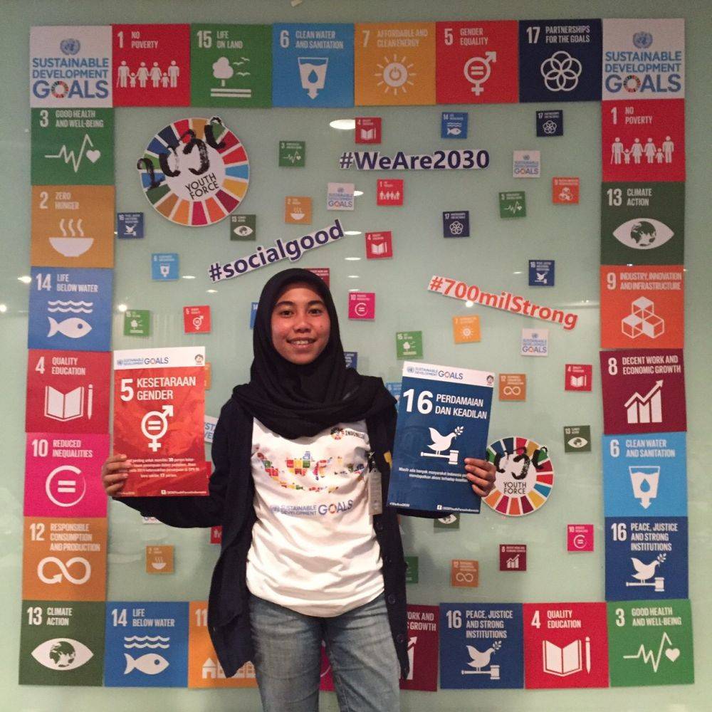 Gadis Indonesia ini Menjadi SDGu2019S Youth Ambassador UNDP di Indonesia