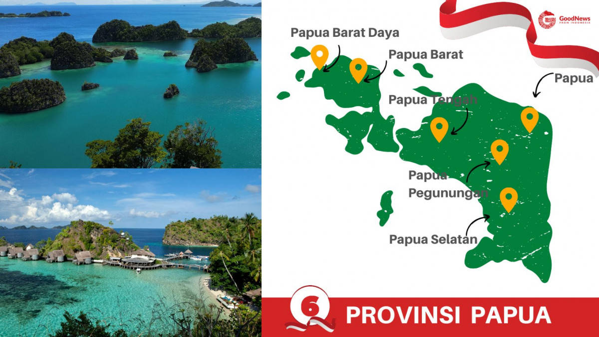 Mengenal 4 Provinsi Baru di Papua, Apa Saja?