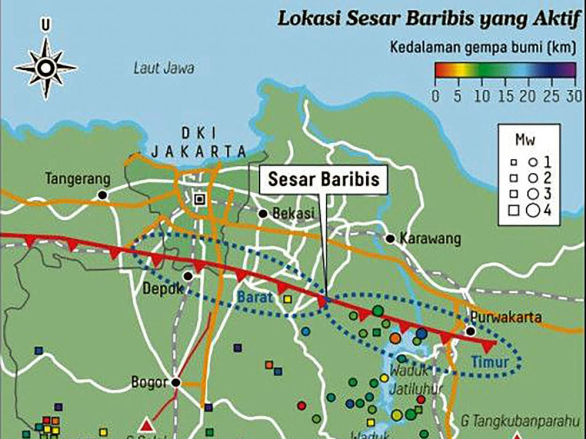 Mengenal Sesar Baribis, Sesar Terpanjang di Pulau Jawa