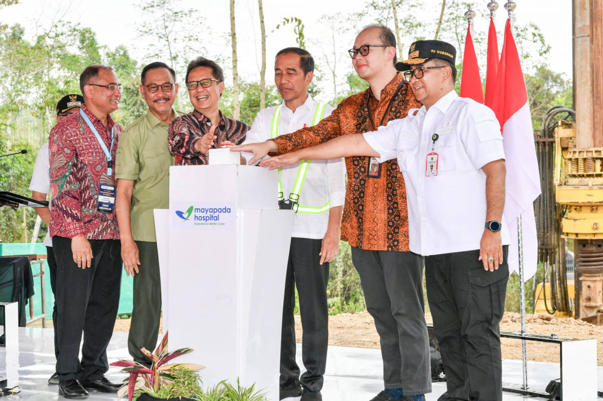 Jokowi Resmikan Proyek RS Mayapada di IKN, Investasi Rp500 Miliar