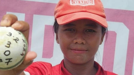 Rohmalia Pecahkan Rekor Dunia Kriket saat Lawan Mongolia di Bali