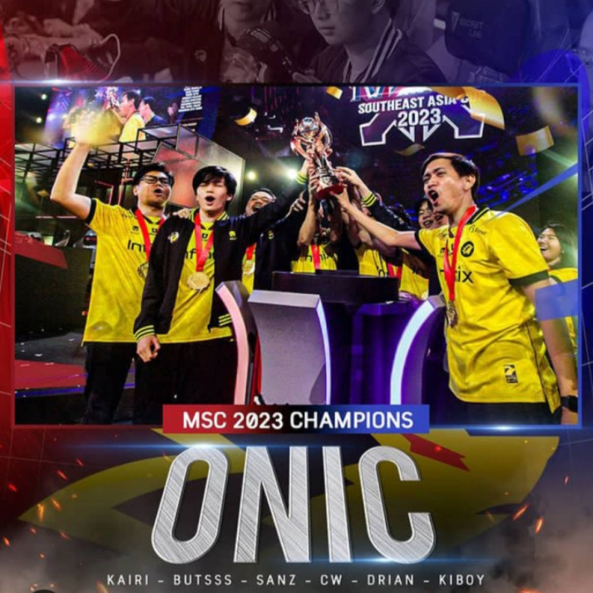 Onic E-sposrts Berhasil Mendapat Gelar Juara MSC 2023