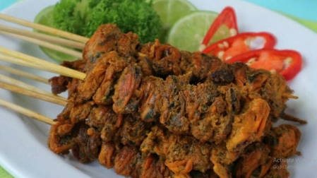 Sate Temburung, Sate Kerang Khas Kalimantan Utara