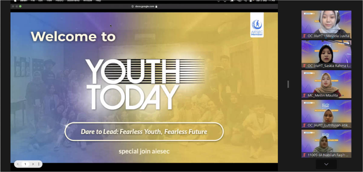 "Dare to Lead" Bersama AIESEC in Unsri Melalui Join AIESEC x Youth Today