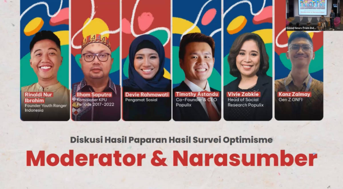 Hasil Survei GNFI x Populix: Indonesia Semakin Optimis