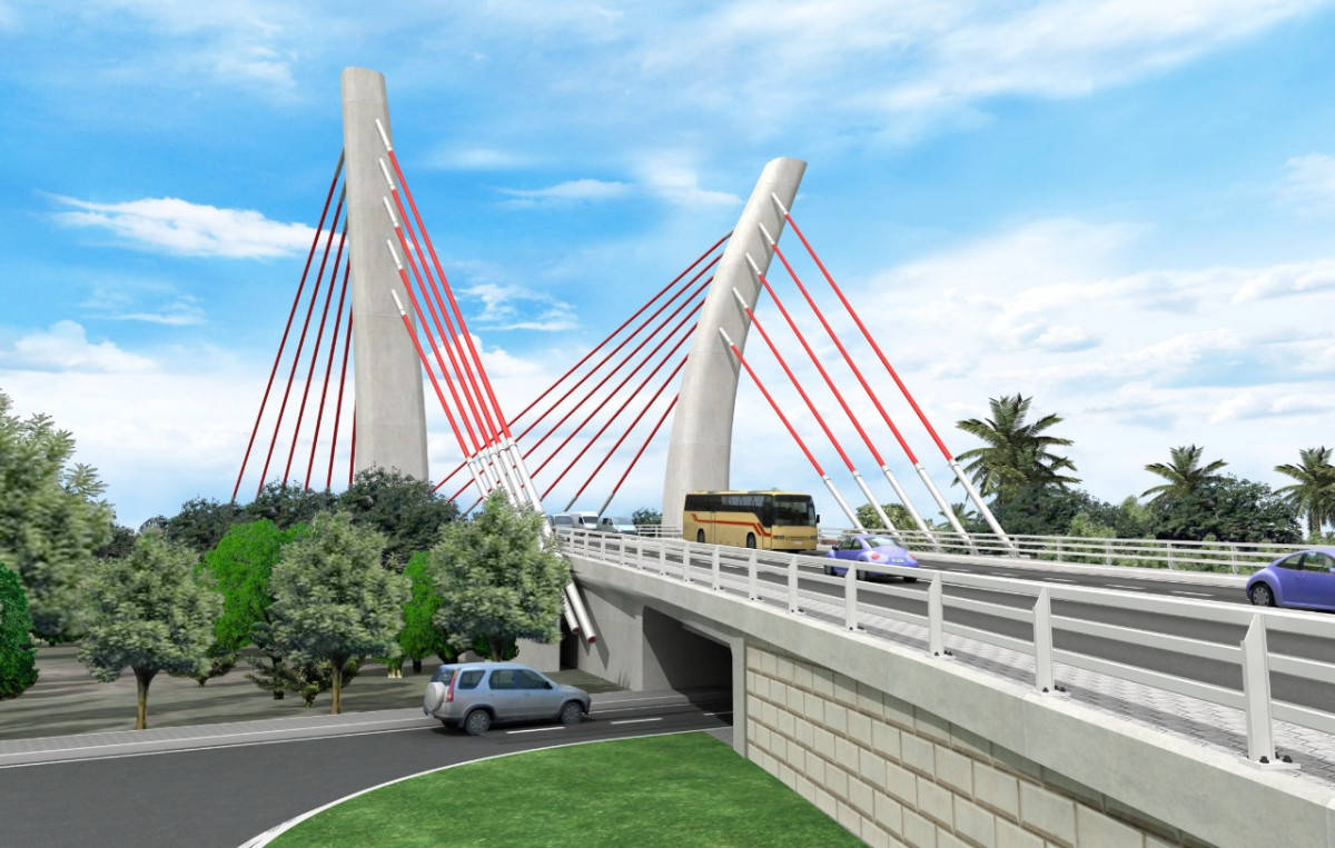 Jembatan Cable Stayed Pertama di Indonesia Ditargetkan Selesai Akhir ...
