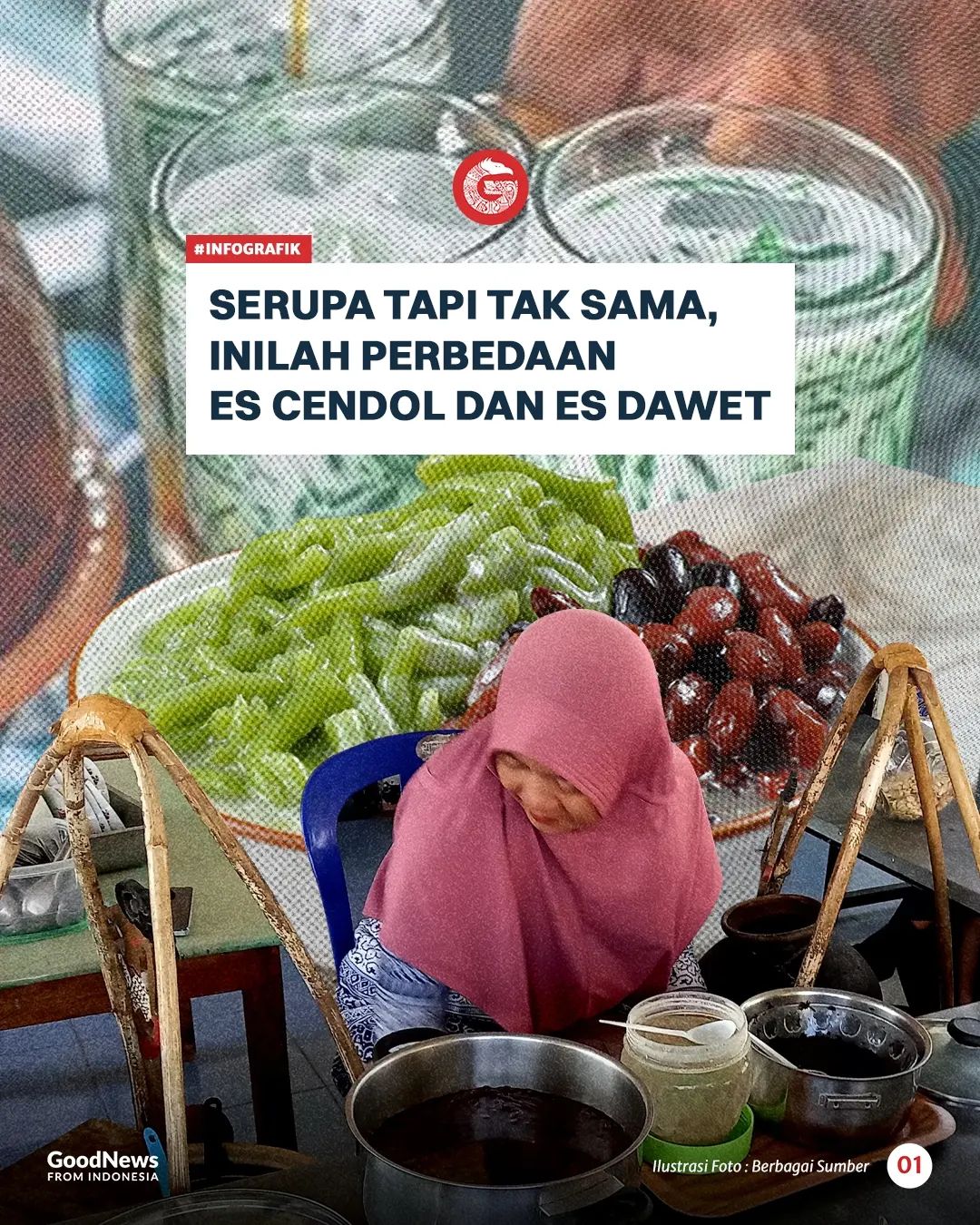 Serupa Tapi Tak Sama Inilah Perbedaan Es Cendol Dan Es Dawet