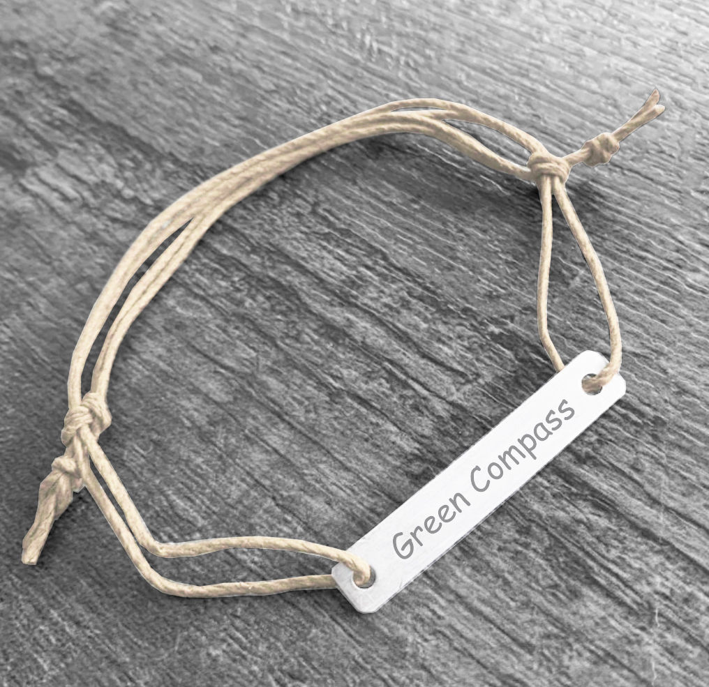 Custom Handmade Hemp Bracelet - Green Compass, Inc