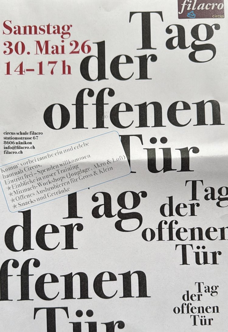Tag der offenen Tür – Veranstaltung in Uster | Localcities