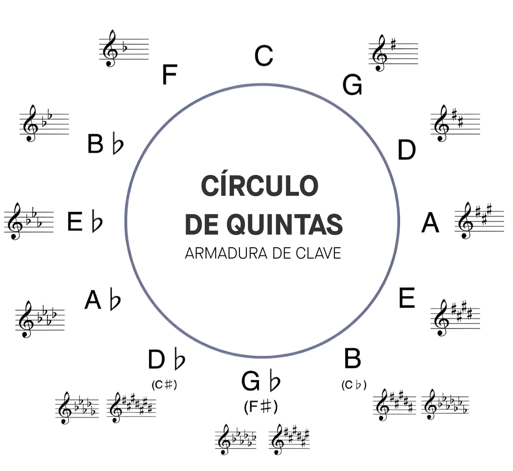 Circulo de quintas ¡Todo lo que debes saber!