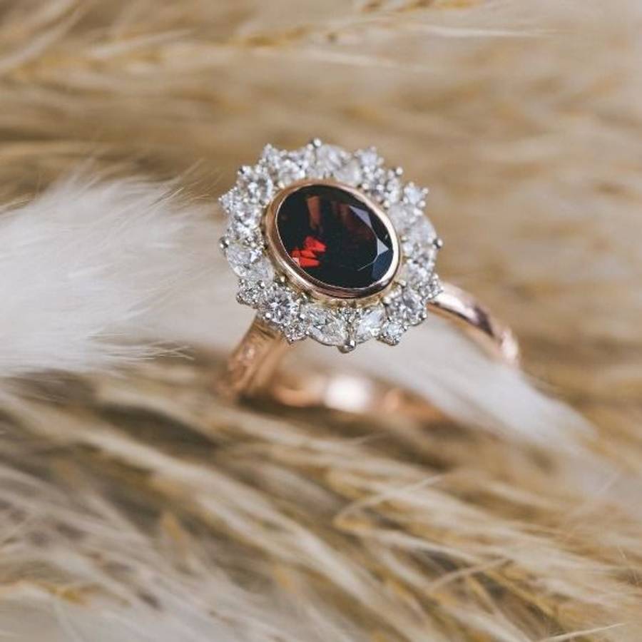 A Guide to Garnet Engagement Rings