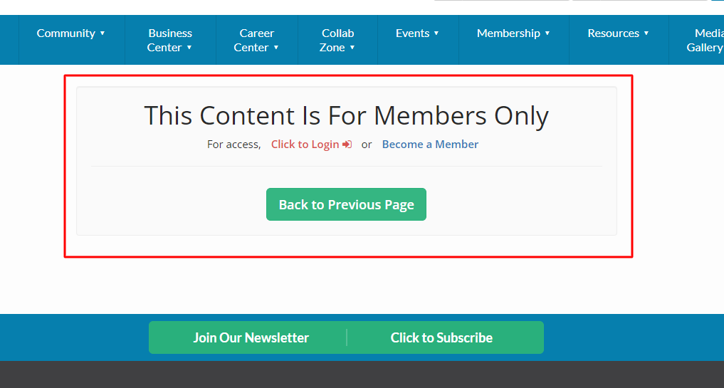 How to Restrict Access to certain pages