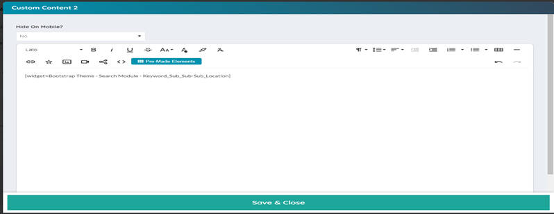 How to get Sub Sub-sub Keyword Location in the search filter