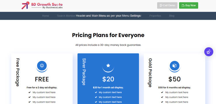 princing-page | BD Growth Suite.