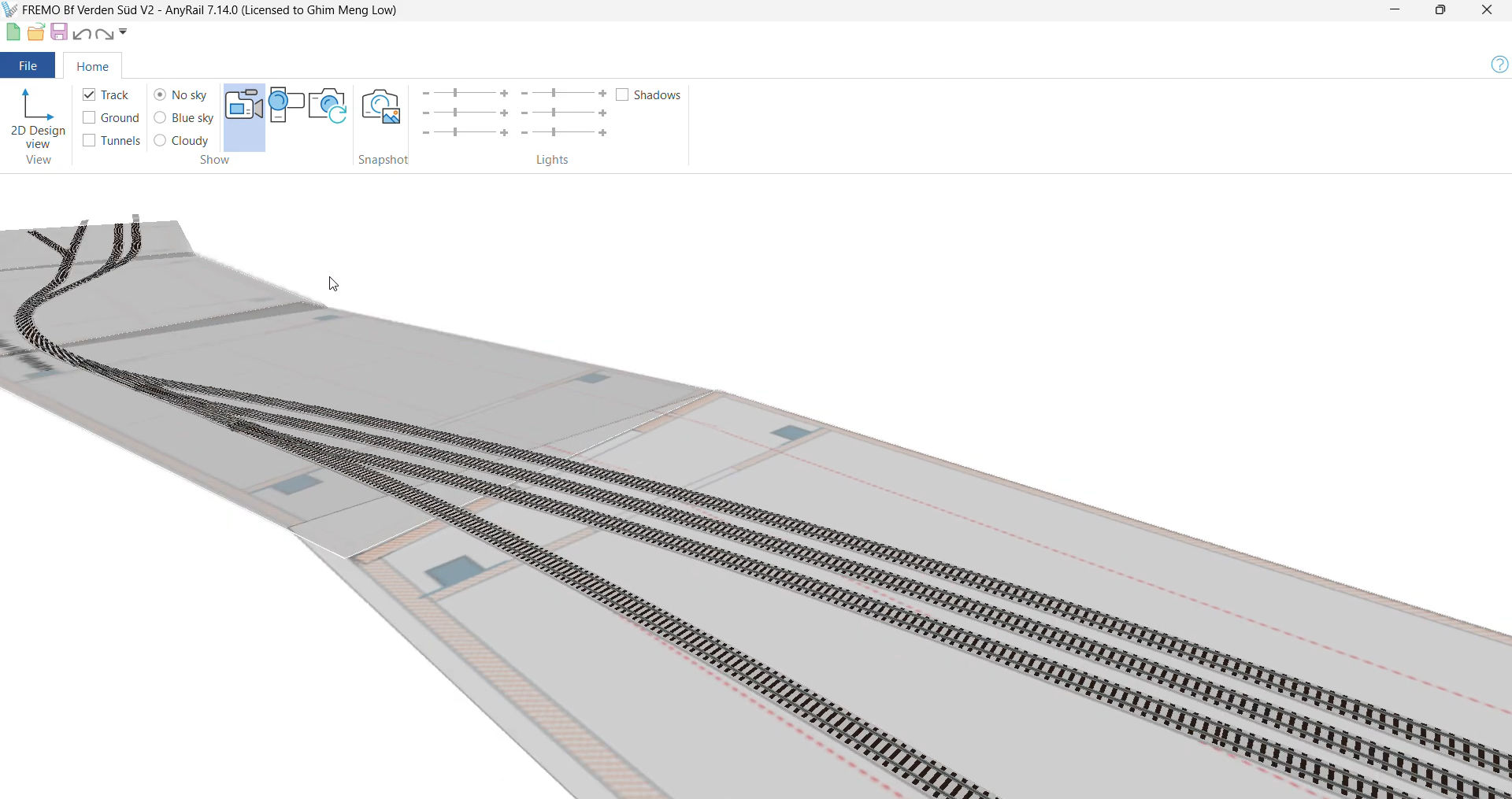 Model Train Layout Design