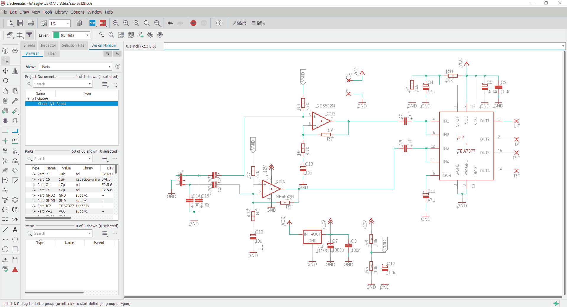 Multilayer PCB layout