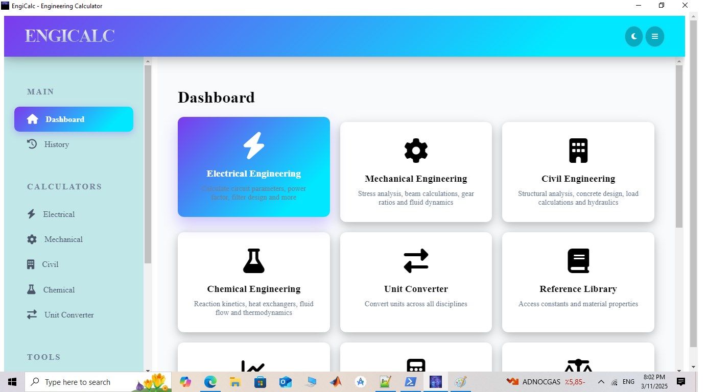 Electrical engineering calculator