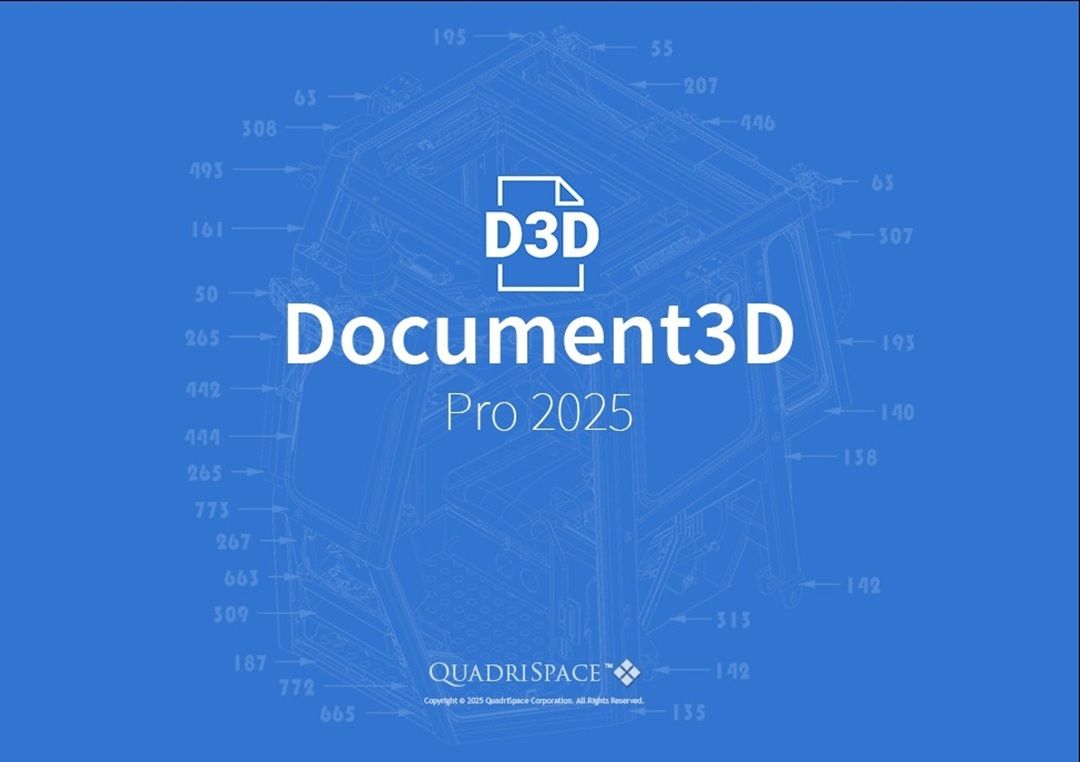 QuadriSpace Document3D 2025 SP0.2 video install