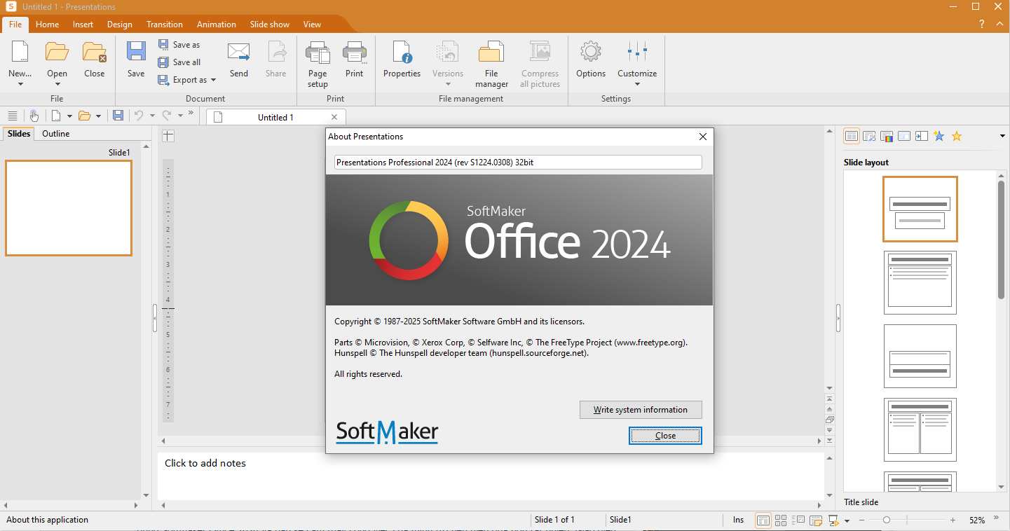 Word processor software