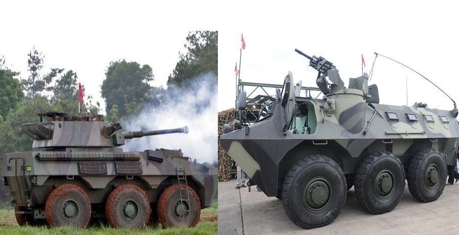 Analis Alutsista: Kombinasi Panser Anoa, Panser Badak, Tank Buatan ...