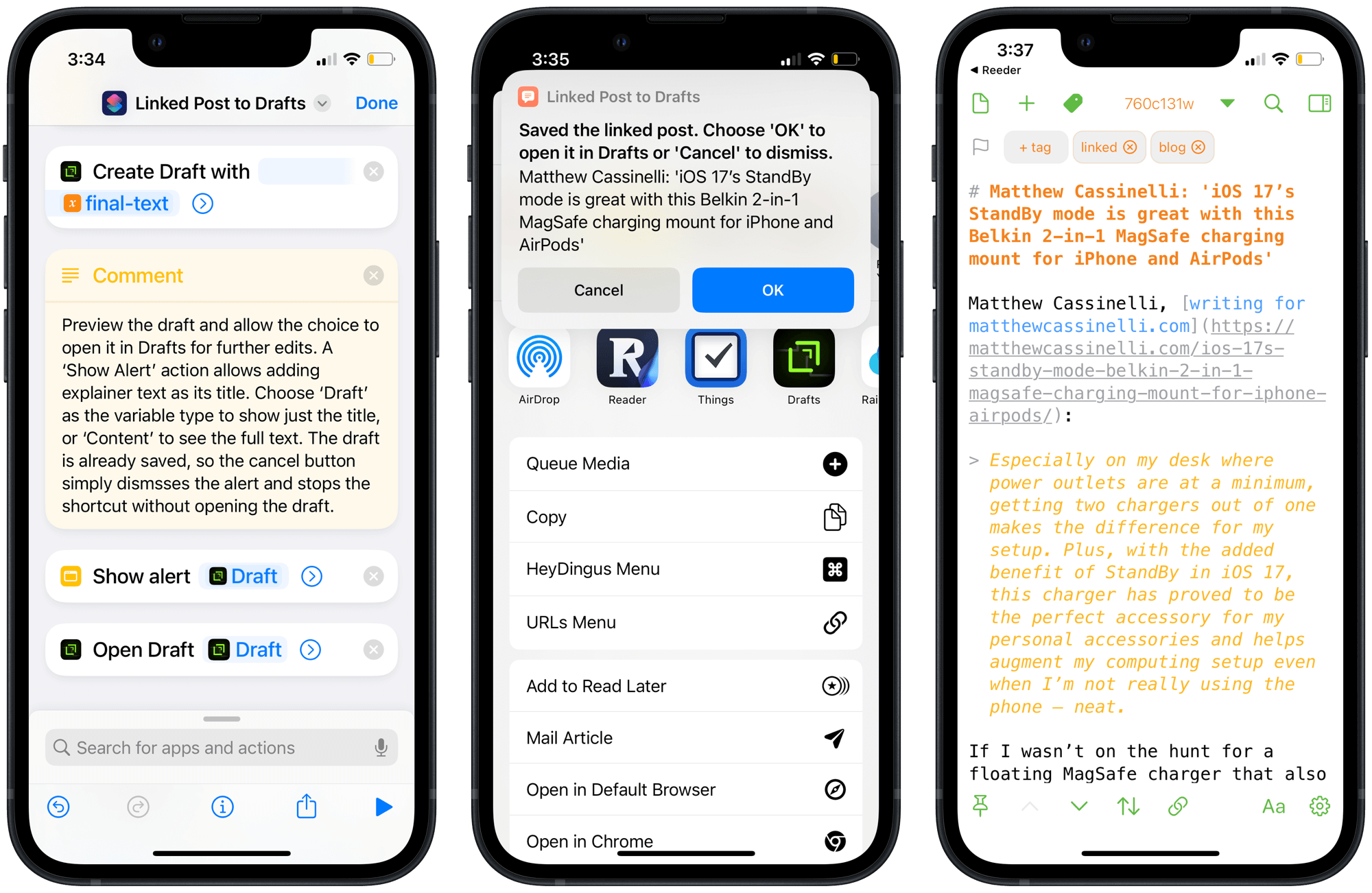 Shortcuts Tips: Using ‘Show Alert’ for More Flexibility - HeyDingus Shortcuts Tips: Using ‘Show Alert’ for More Flexibility - HeyDingus