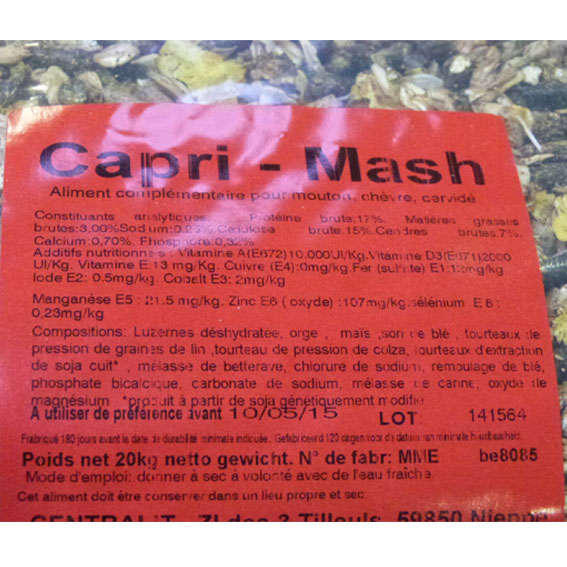 Capri Mash - JMT Alimentation Animale