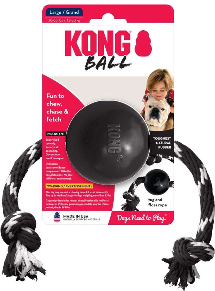 KONG extreme ball rope large - JMT Alimentation Animale