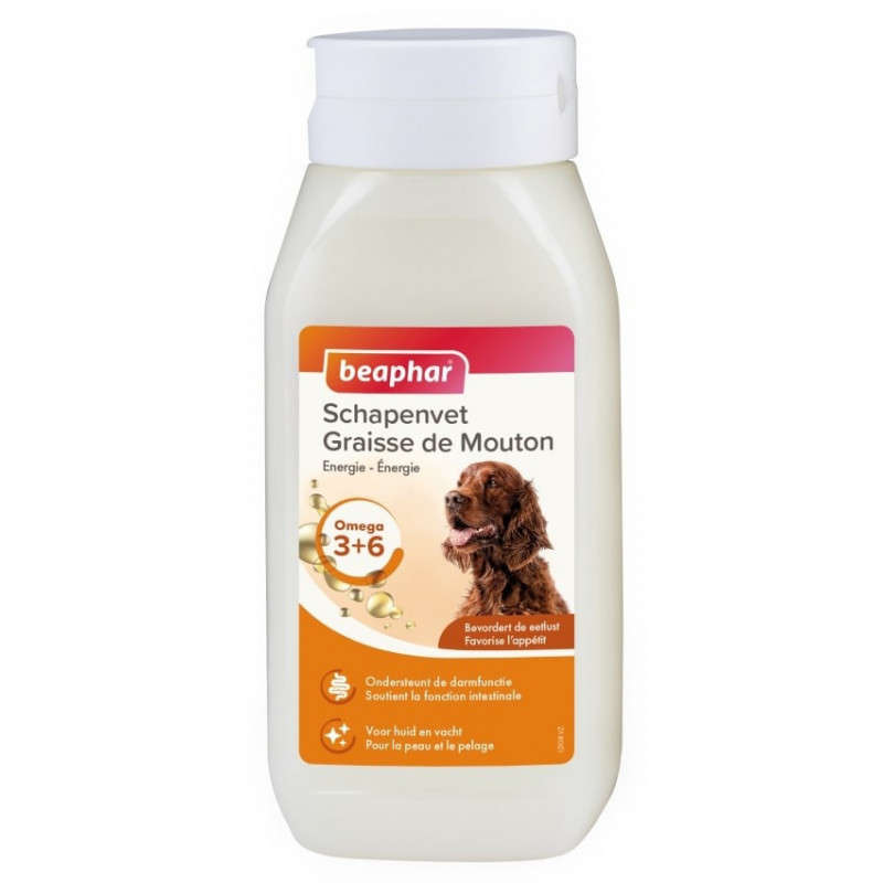 Beaphar huile de graisse de mouton - JMT Alimentation Animale