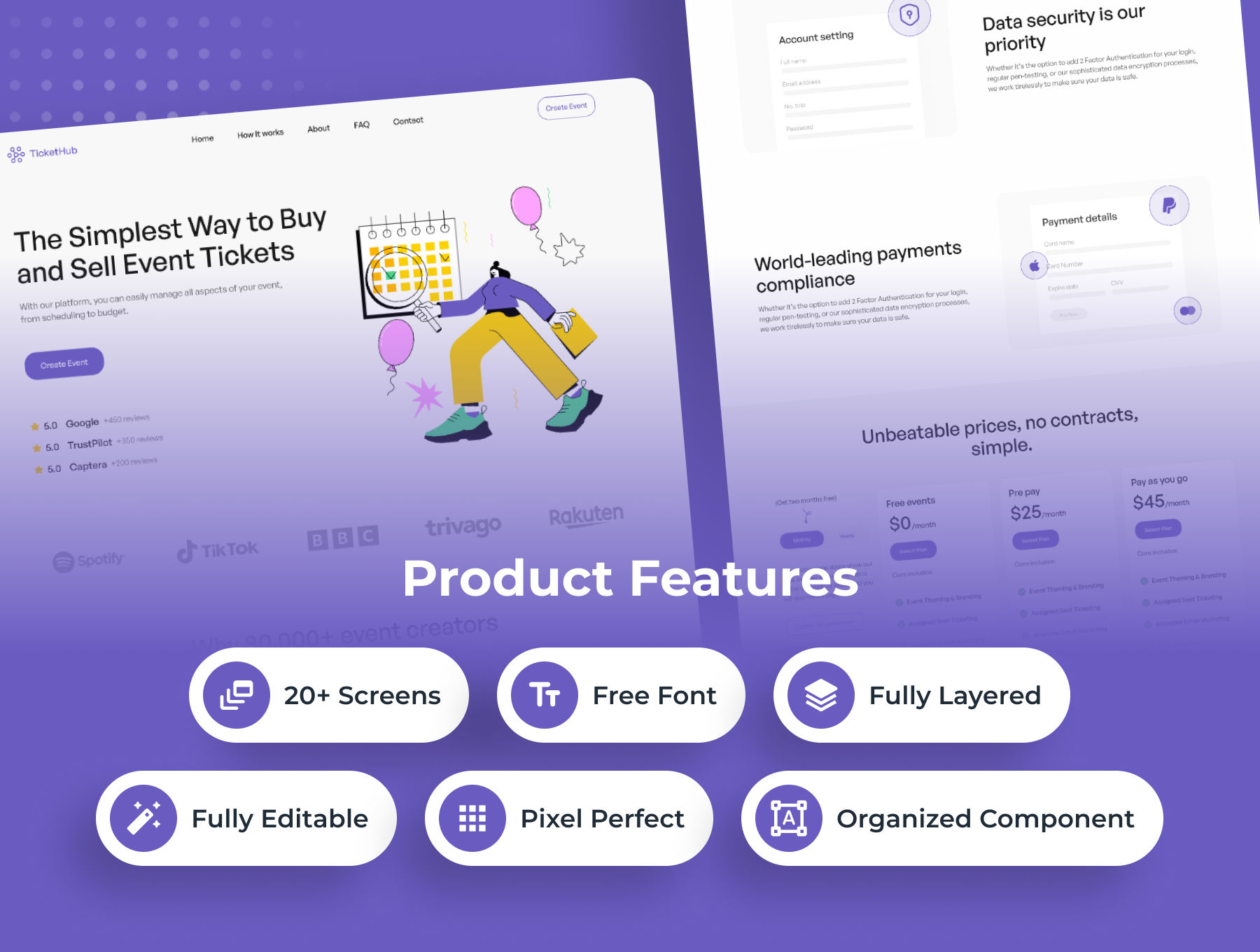TicketHub - Event Management Web Templates | Devplates