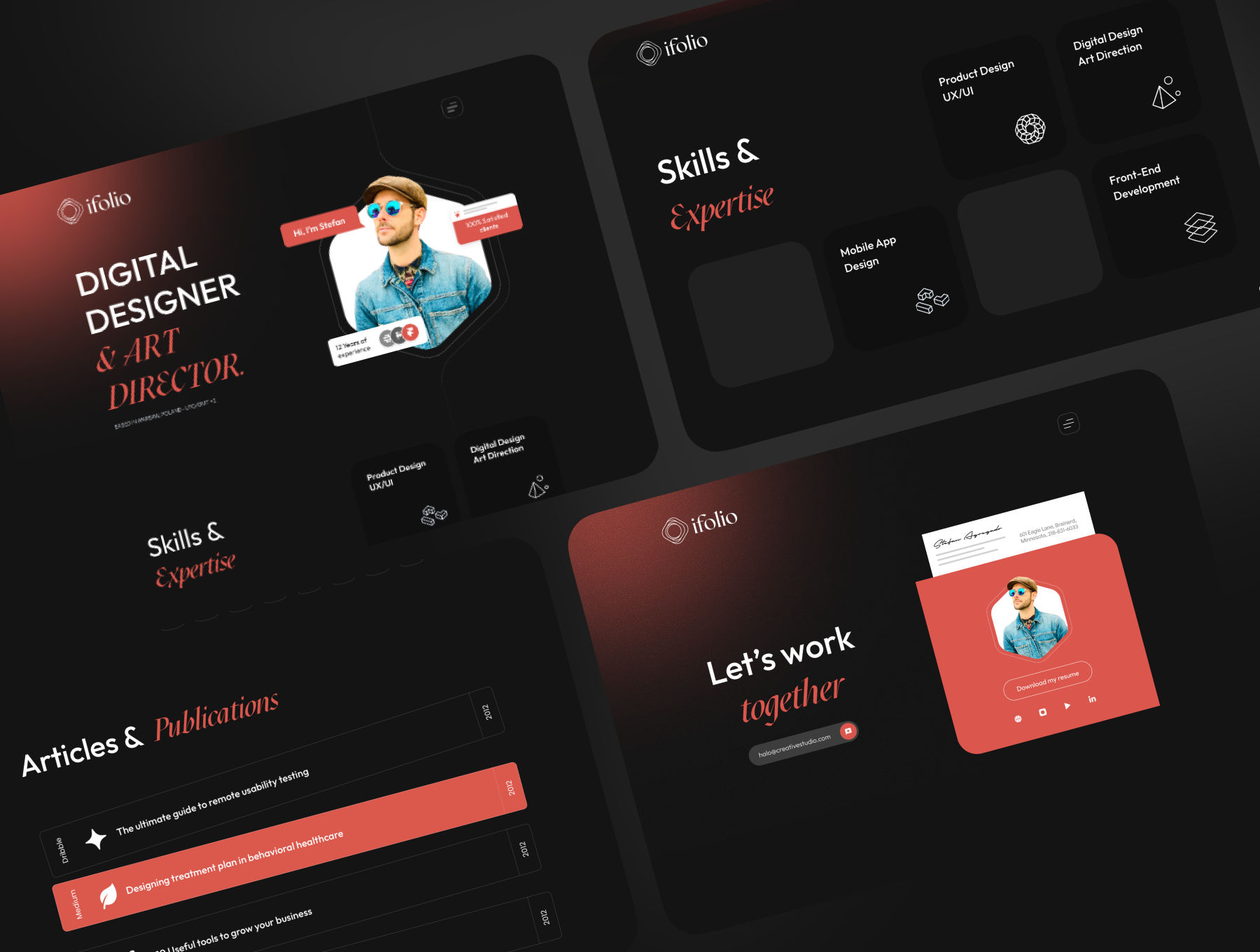ifolio — Framer Portfolio | Devplates
