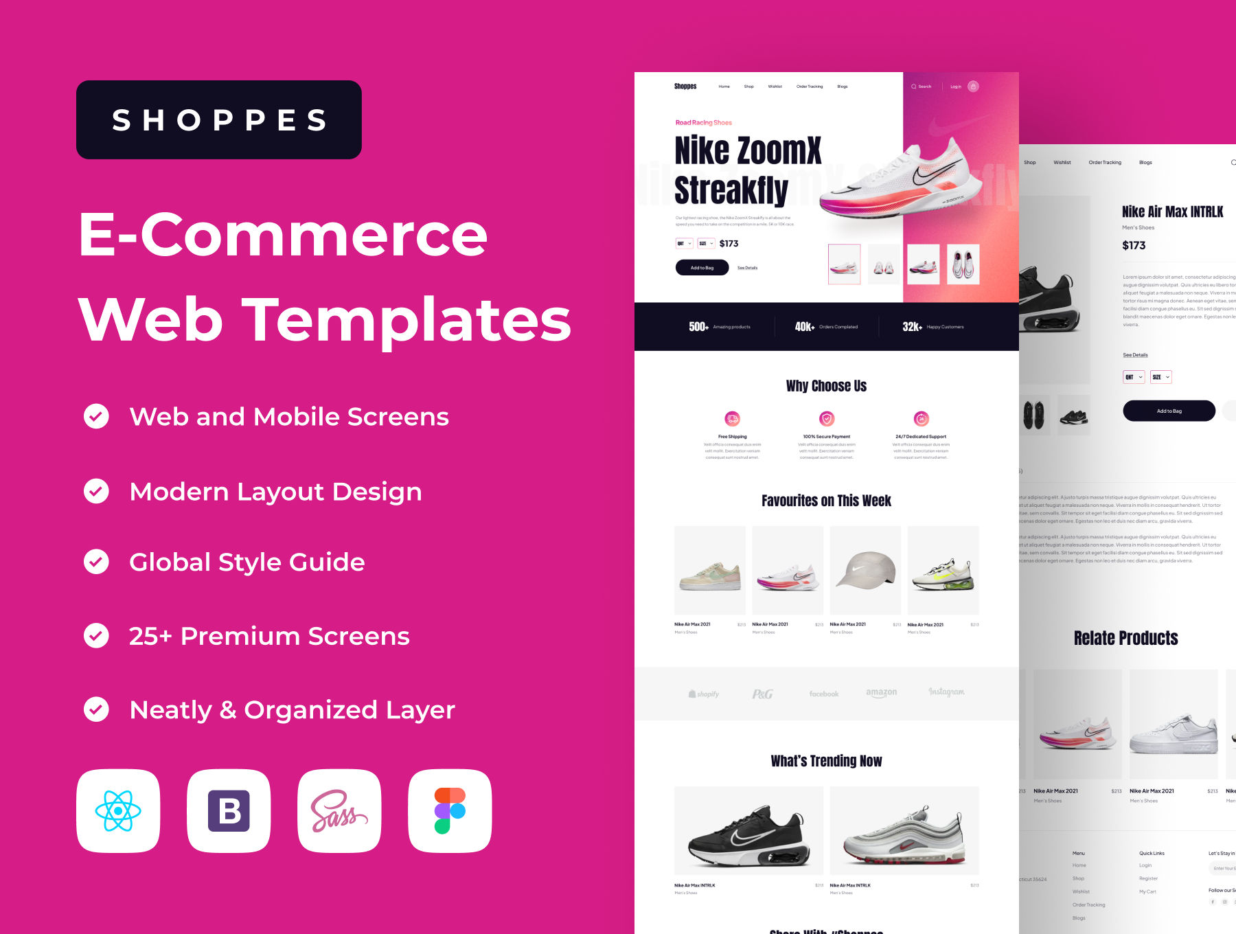 Shoppes - E-Commerce Web Templates | Devplates