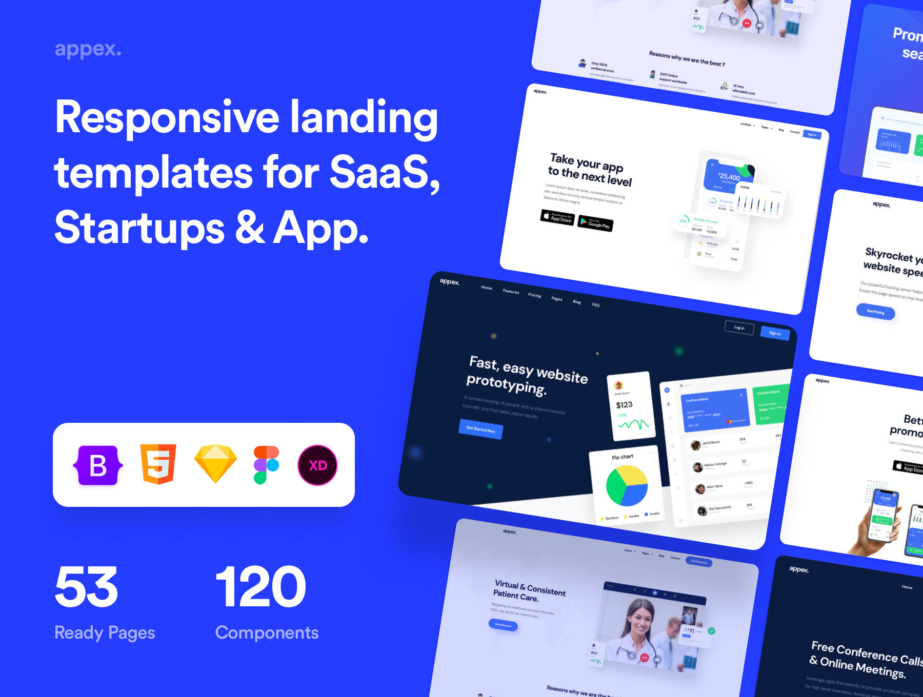Appex - Bootstrap 5 Landing Templates | Devplates