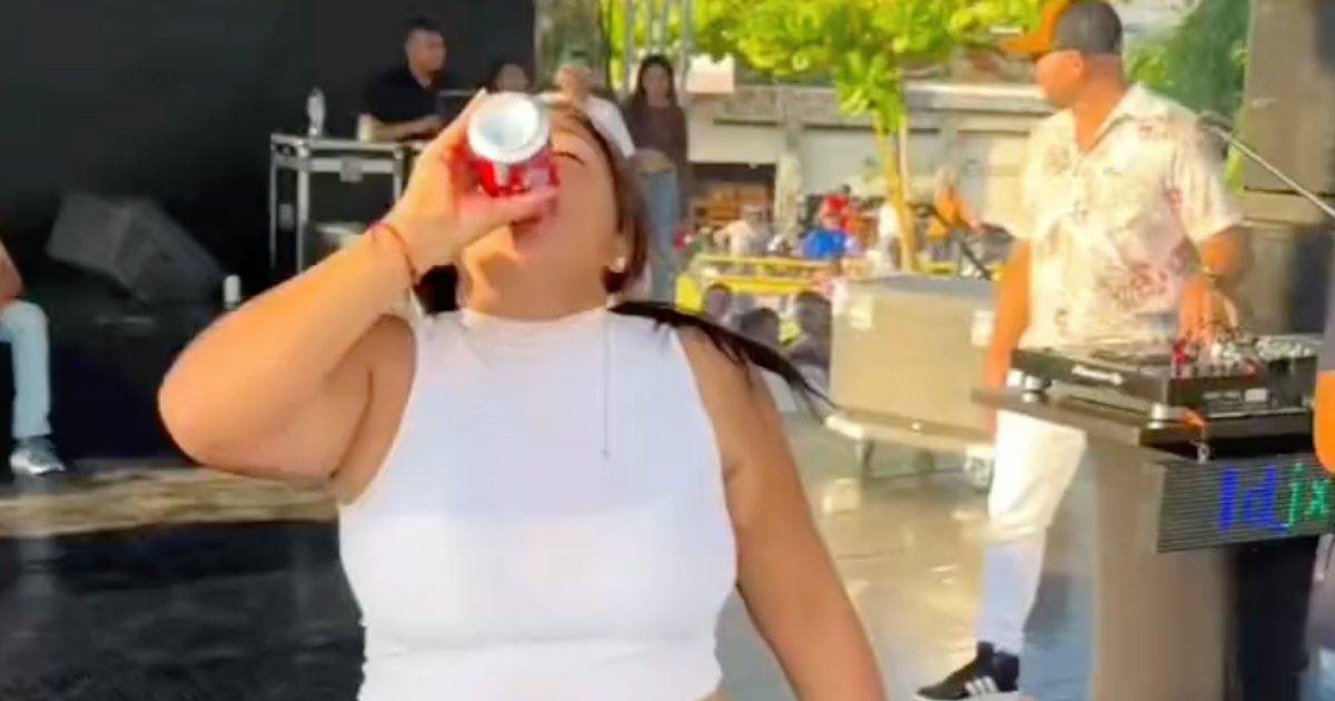 Woman loses consciousness in controversial beer drinking contest