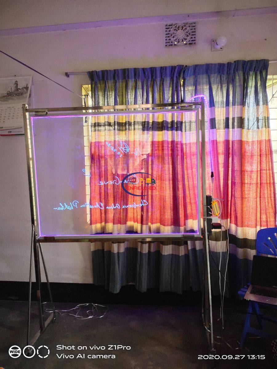 3x3 Feet LED Lightboard | LED writing Drawing Board | Lightboard