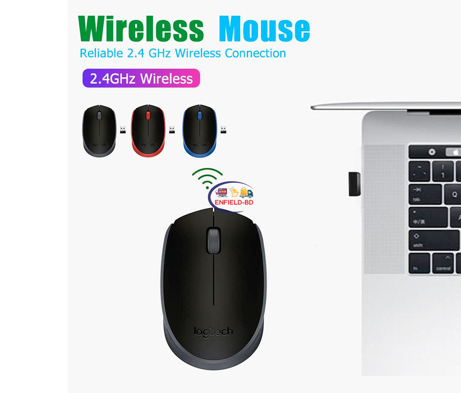 Logitech M171 Wireless Mouse with USB Nano-receiver 2.4Ghz