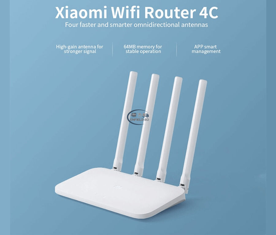 MI SMART ROUTER 4C 300 Mbps With 4 High-performance