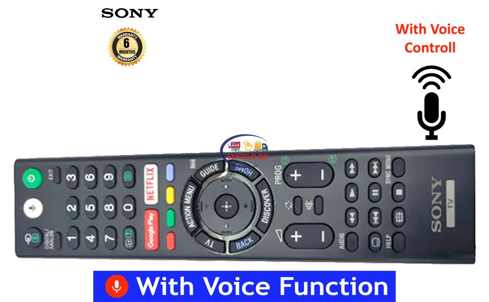 Sony Smart and Android TV Remote With Voice Function