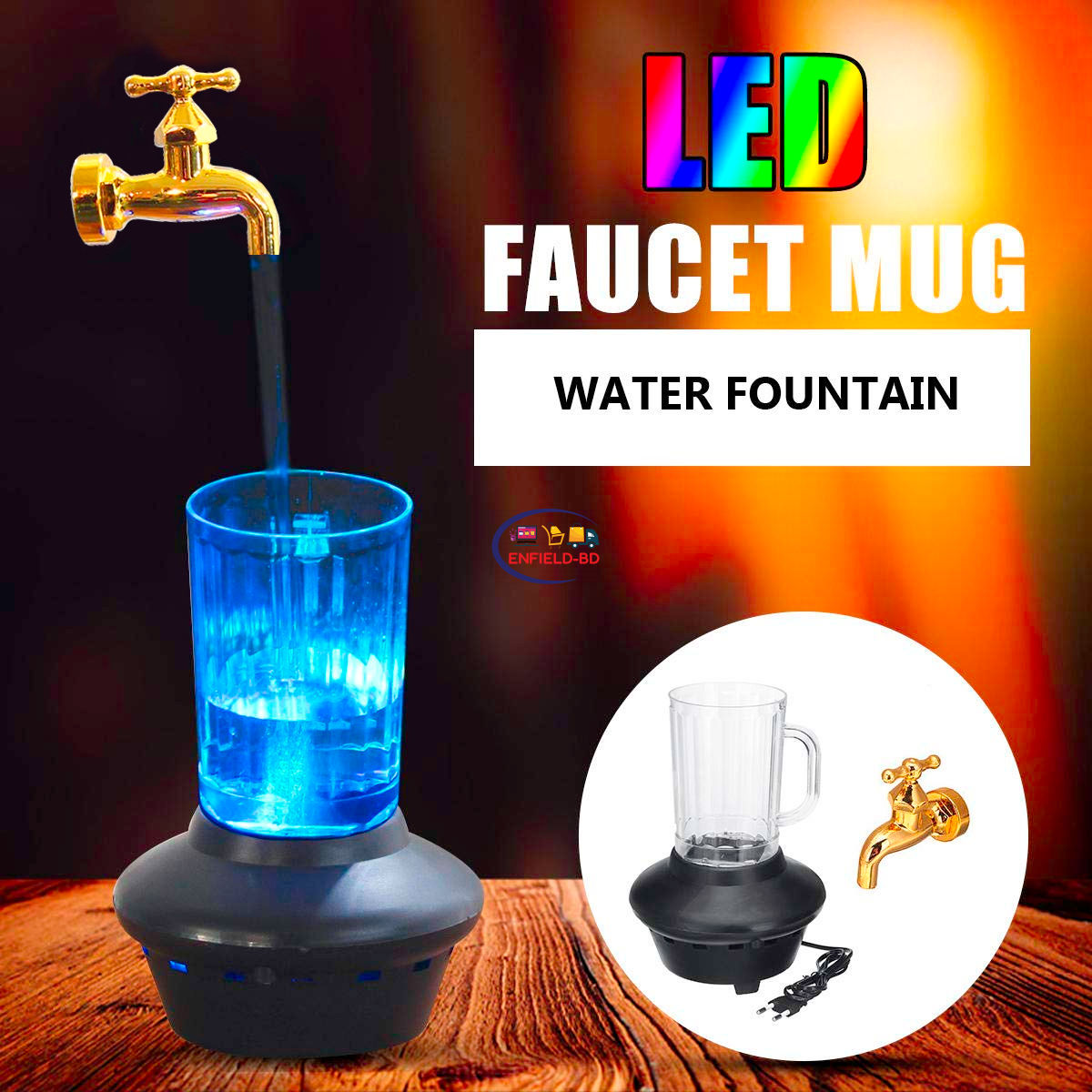 Magic Faucet Mug Water Fountain [Floating Fountain Faucet]