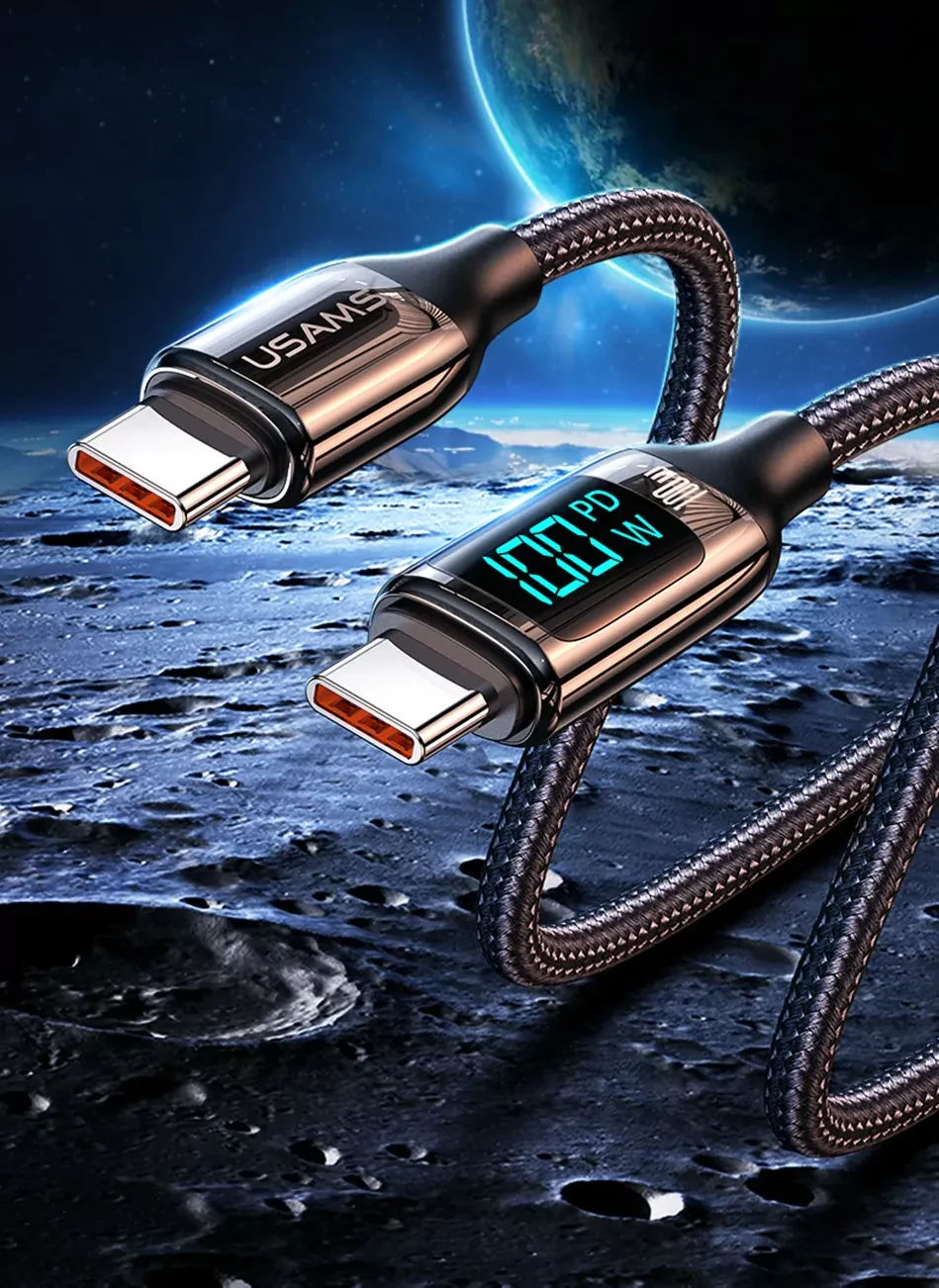 USAMS U78 USB A C To Type C Cable 100W 6A PD QC Buy Now
