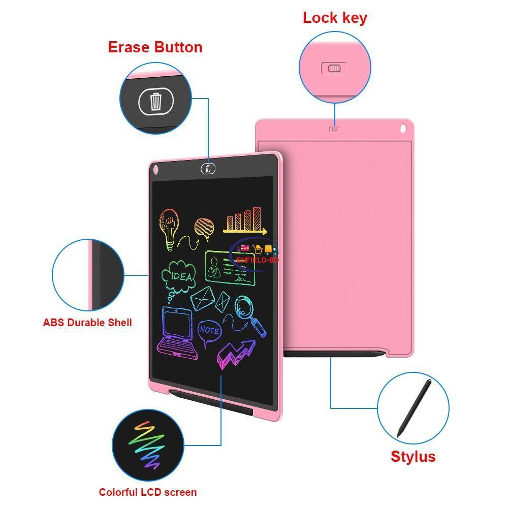 12 Inch LCD Writing Tablet High-Tech Colour Screen Writing