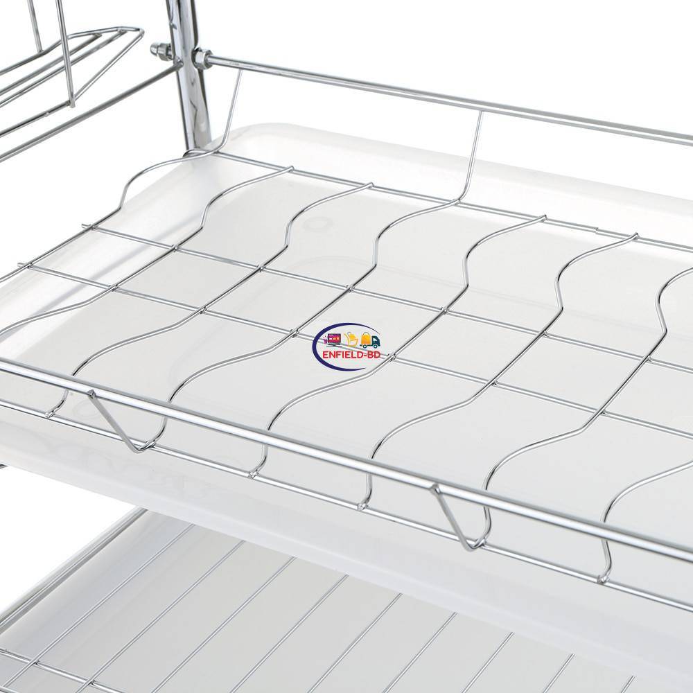 Premium Quality 3 Layer Kitchen Rack 3-Tier Satinless Steel