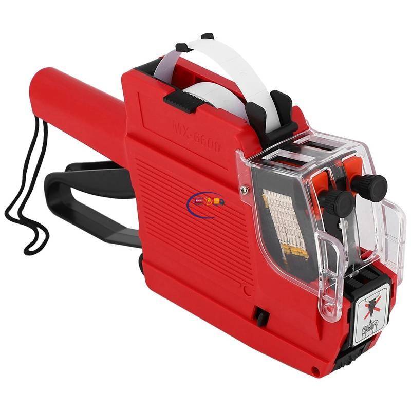 MX-6600 Double-Row 10Digit Two-Line Label Price Tag Machine