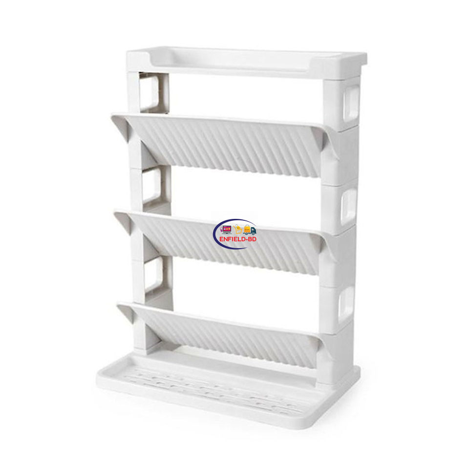 Kitchen 3 Tier Storage Rack 3-Layer Plastic Storage Rack