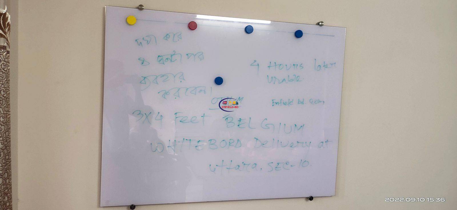 Whiteboard Magnet Button 100mm Magnetic Coin 3 Color