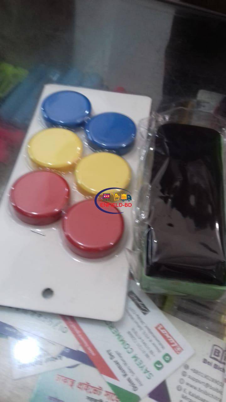 Whiteboard Magnet Button 100mm Magnetic Coin 3 Color